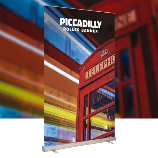 Piccadilly Roller Banner | Orange21 Ltd